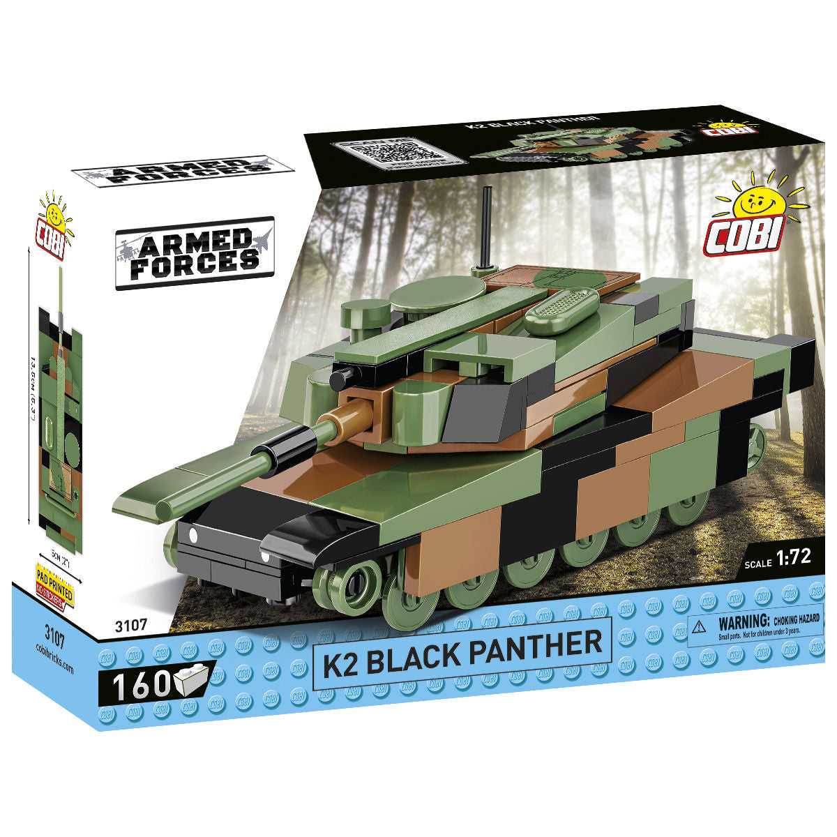 COBI K2 Black Panther Tank 1:72 Scale: Set #3107 – COBI Official Store