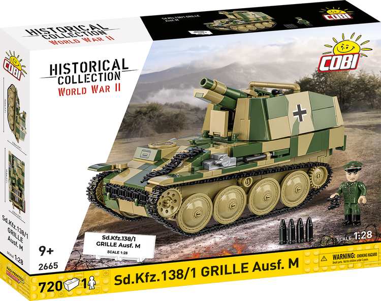 COBI Sd.Kfz. 138/1 Grille Ausf. M Self-Propelled Artillery : Set #2665 ...