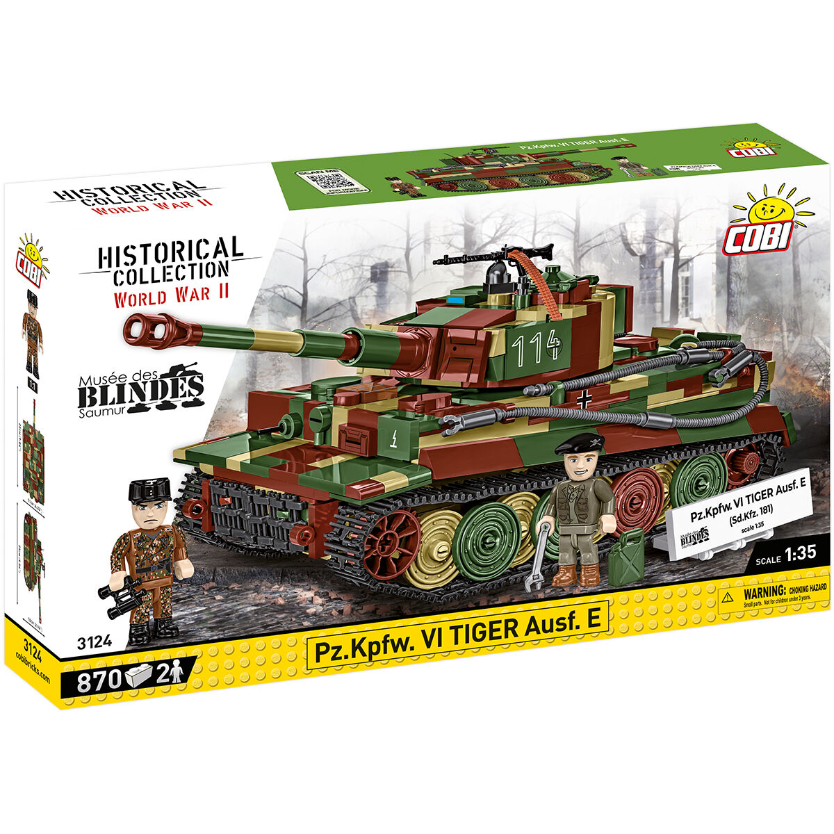 COBI Pz.Kpfw. VI Tiger Ausf. E Tank : Set #3124 – COBI Official Store