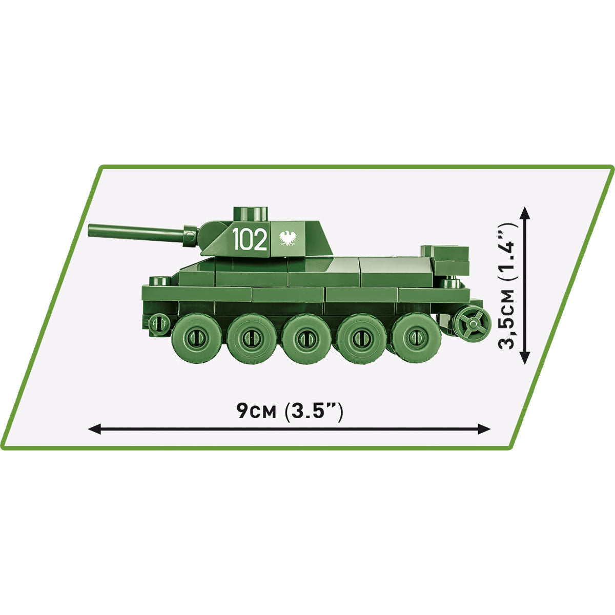 COBI T-34/76 Tank 1:72 Scale: Set #3088 – COBI Official Store