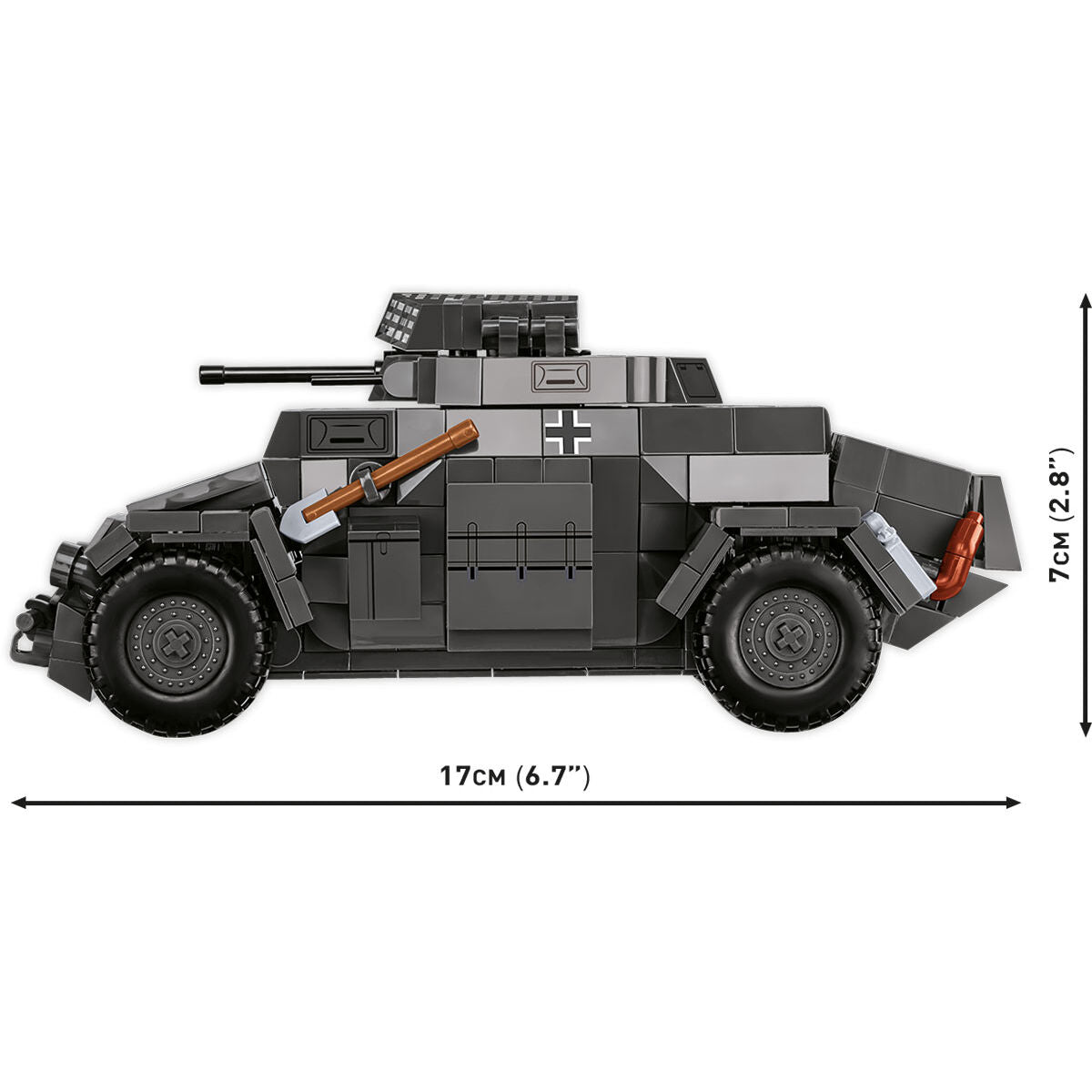 COBI Sd.Kfz. 222 Armored Vehicle: Set #2657 – COBI Official Store