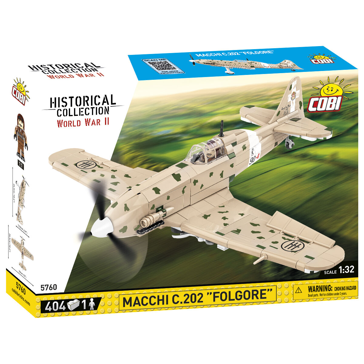 COBI Macchi C.202 "Folgore" Fighter : Set #5760 – COBI Official Store