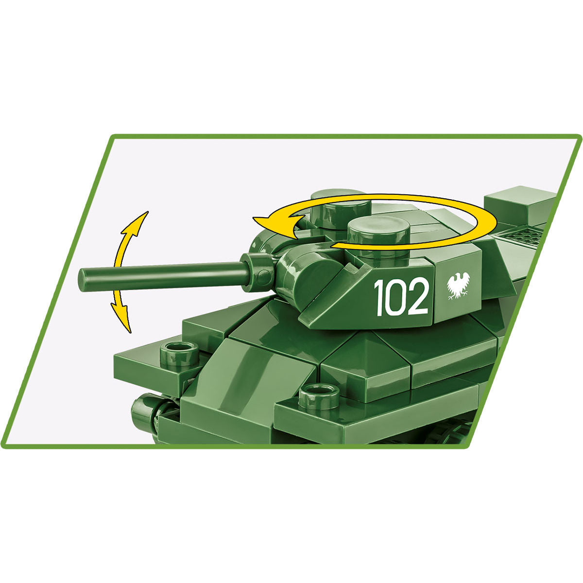 COBI T-34/76 Tank 1:72 Scale: Set #3088 – COBI Official Store